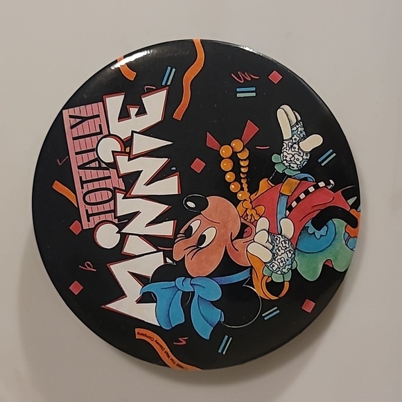 Disney | Other | Vintage Disney Totally Minnie Button | Poshmark